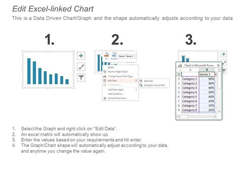 Horizontal Bar Graph With Percentages PowerPoint Design Template