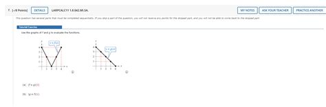 Solved Use The Graphs Of F And G To Evaluate The Functions Chegg