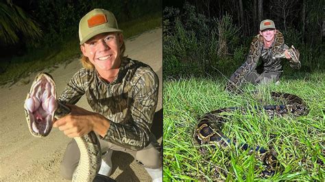 Ucf Freshman Catches 16 Foot Python In Florida Everglades Fox 35 Orlando