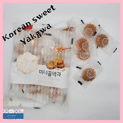 Samlip] Mini Honey Yakgwa Korean Traditional Sweet Candy Korean Rice Cake Shopee Philippines