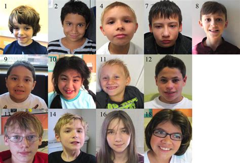 Facial Features Of 13 Of 18 Reported Probands No Consistent Dysmorphic