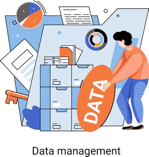 Premium Vector Data Management Metaphor Data Center Business