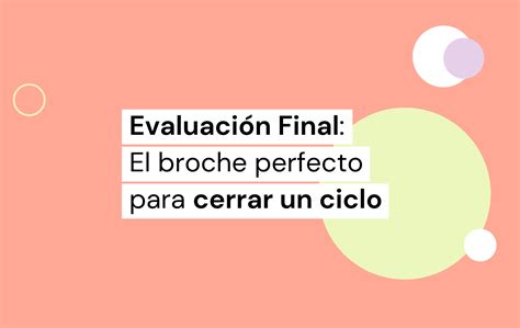 Evaluación Final Tu Programación Didáctica