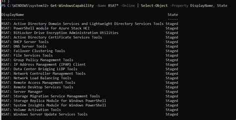 Install And Uninstall Rsat Server Manager On Window 11 Pro Stack Overflow