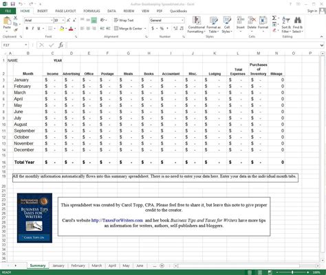 Bookkeeping Spreadsheet Templates 1 — Db