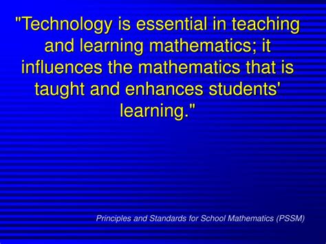 Ppt Using Technology In A Mathematics Classroom Powerpoint Presentation Id23563