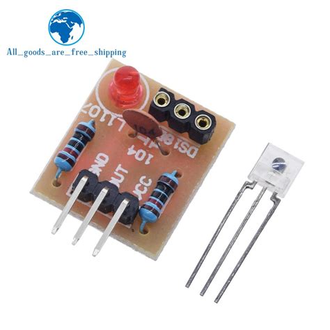 TZT Laser Sensor Module Non Modulator Tube Laser Receiver Module DIY For Arduino BeamQ