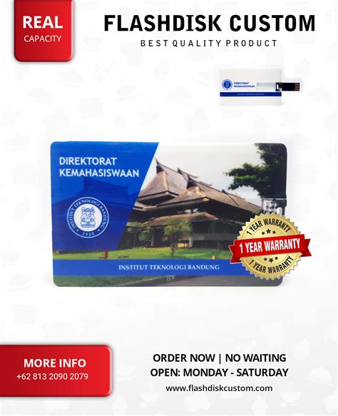 Flashdisk Kartu Flashdisk Custom