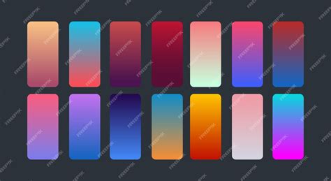 Premium Vector Vector Multiple Gradient Collections