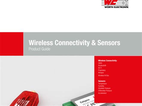 New Würth Catalog Highlights Radio And Sensors Modules