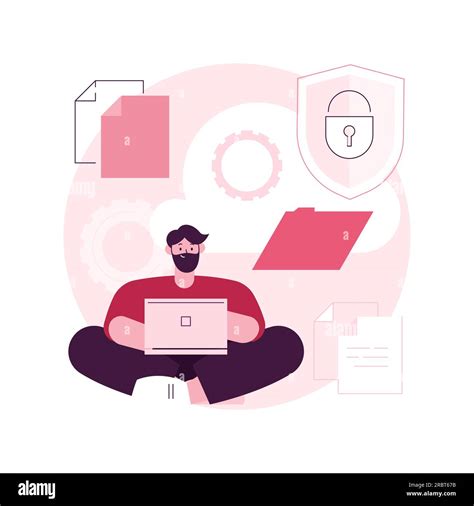 Cloud Storage Abstract Concept Vector Illustration Digital Hosted