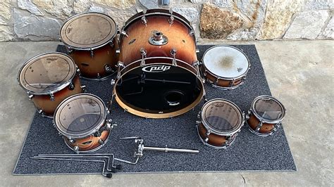 PDP By DW Exotic LX Series 2008 Birdseye Maple Tobacco Reverb