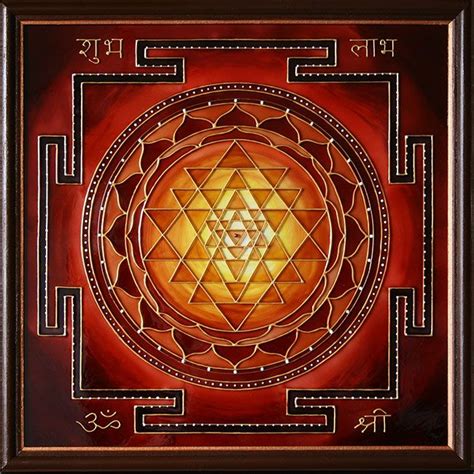 Шри янтра Сакральная геометрия Картины Мандала