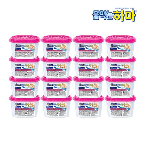 물먹는하마 물먹는하마 옷장용8p 2세트 제습제 습기제거제 탈취제 방습제 흡습제 냄새 곰팡이방지 염화칼슘 신발장 서랍장용 위시버킷