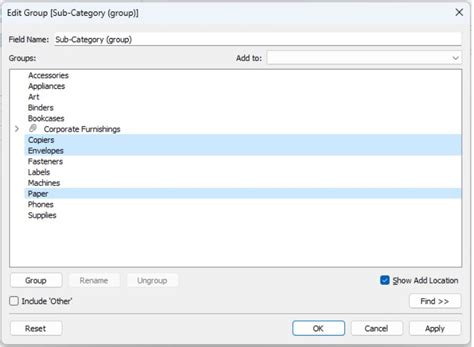 Tableau Group Step By Step Examples How To Create And Edit