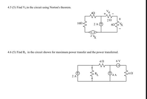 Solved Find V In The Circuit Using Norton S Chegg