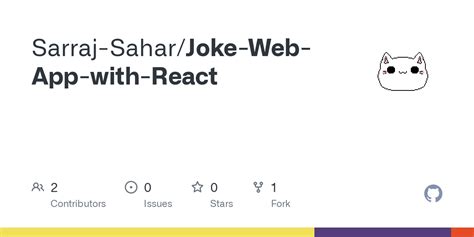 GitHub Sarraj Sahar Joke Web App With React