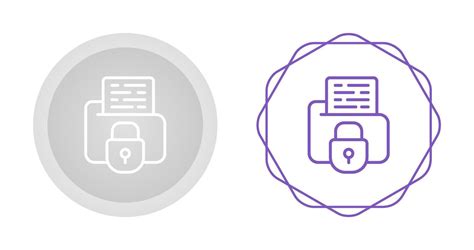 Secure Folder Vector Icon 39970556 Vector Art At Vecteezy