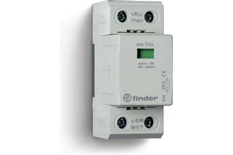Устройство защиты от импульсных напряжений Finder узип тип 1+2, 1 ...