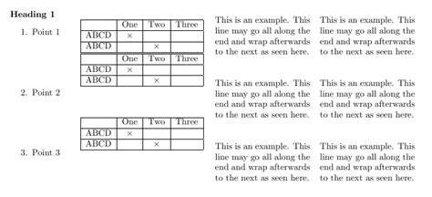 Horizontal Alignment Across Minipage Columns TeX LaTeX Stack Exchange