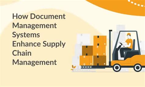 How Document Management Systems Enhance Supply Chain Management
