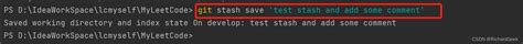 Git Stash 命令详解git Stash Apply Csdn博客