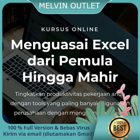 Jual Excel Pemula Hingga Mahir Shopee Indonesia