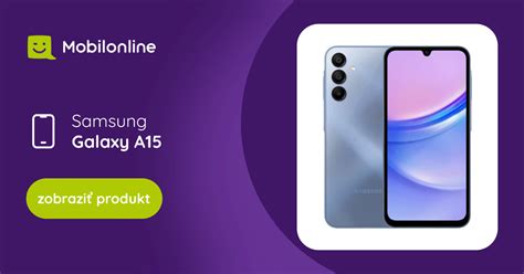 Samsung A155 Galaxy A15 4/128GB DUOS Modrá mobilonline.sk