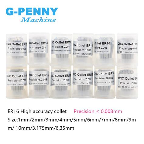 G Penny Er16 Spring Collet Chuck Set 12 Pcs High A Grandado