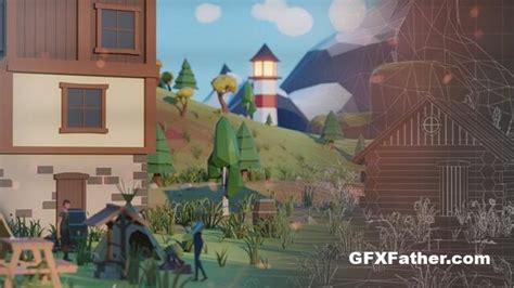 Udemy Blender Low Poly Environment Course Gfxfather