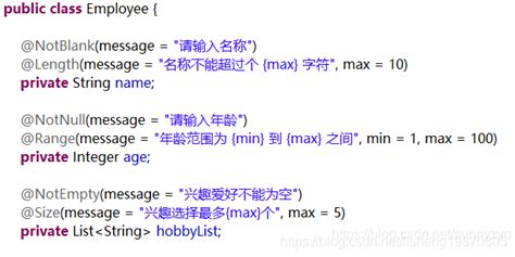 Springboot Valid 注解用法详解 Csdn博客