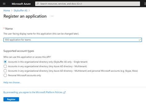 create middleware sso application documentation