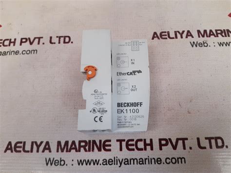 Beckhoff Ek 1100 Ethercat Bus Coupler 24v 55°c Aeliya Marine Tech