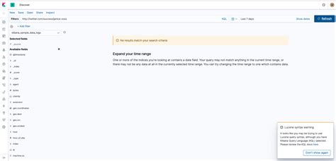 Kql When Using Terms With Dashes I Am Warned About Using Lucene Syntax · Issue 42406