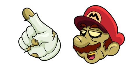Super Mario Halloween Zombie Cursor Custom Cursor