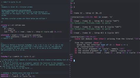 haskell functions cycle explained youtube