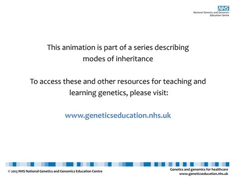 Explanation Of Autosomal Dominant Inheritance Pptx