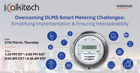 upcoming webinar overcoming dlms smart metering challenges date 27th