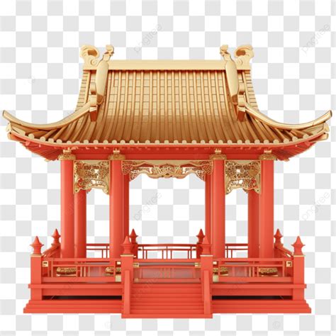 황금 지붕이 있는 중국 전통 정자 중국 전통 파빌리온 황금 지붕 파빌리온 중국 건축 Png 일러스트 및 이미지 에 대한 무료 다운로드 Pngtree