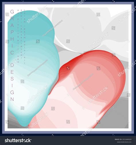 Circle That Overlaps Each Other Becomes Stock Vector Royalty Free