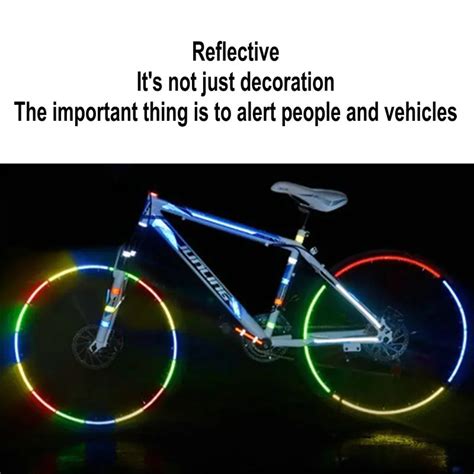 자전거 스트립 사이클링 자전거 스티커 형광 Mtb 자전거 Mtb 테이프 자전거 헬멧 오토바이 스쿠터용 반사 테이프 1cm