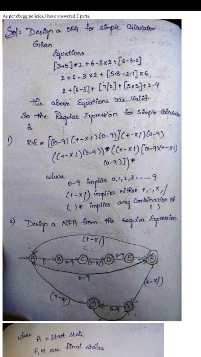 Course Project Design A Simple Calculator Problem Chegg Com