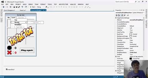 Game Tic Tac Toe C Visual Studio YouTube