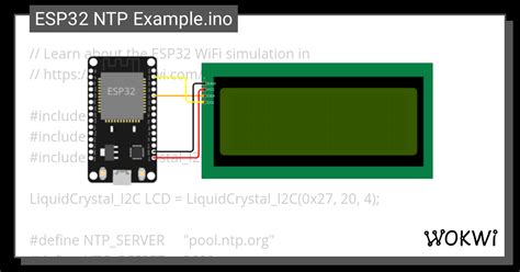 Esp32 Ntp O Copy Wokwi Esp32 Stm32 Arduino Simulator