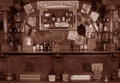Salón Del Lejano Oeste Western Saloon Old West Saloon Western Bar