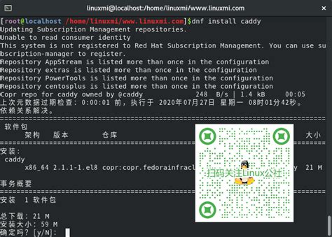 如何在linux服务器上使用caddy部署网站 linux迷