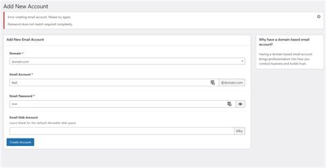How To Resolve Password Does Not Match Required Complexity Error WP Email Manager