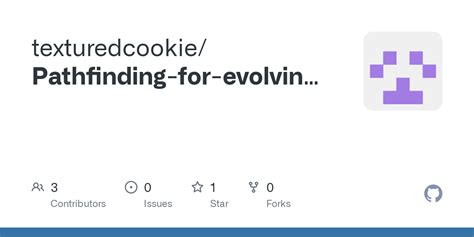 Github Texturedcookiepathfinding For Evolving Terrain