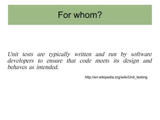 Back To Basics PHPUnit PPT