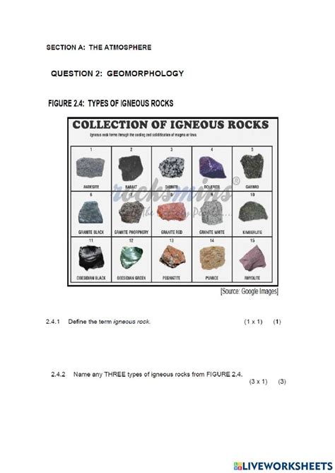 Geography Paper Free Interactive Worksheets 1273373